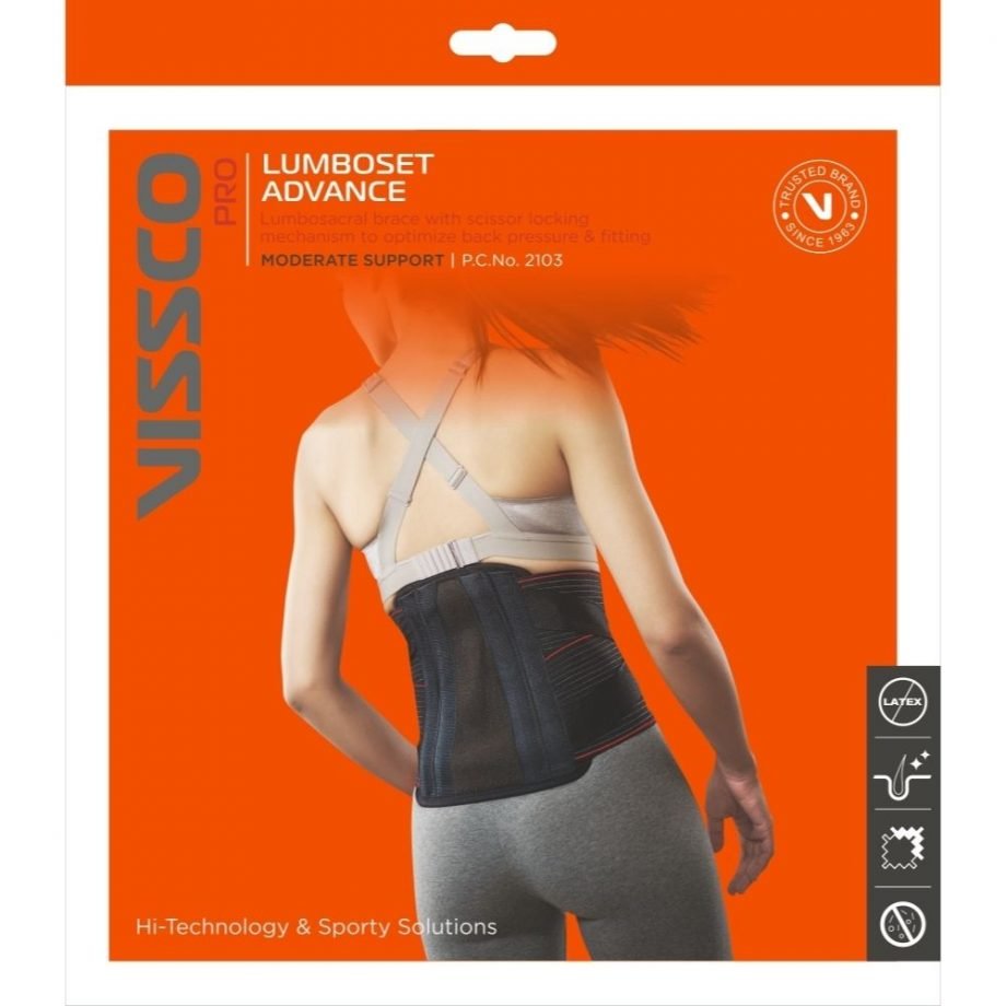 Buy Vissco Lumboset Advance (Lumbo Sacral Brace) Back Support Belt
