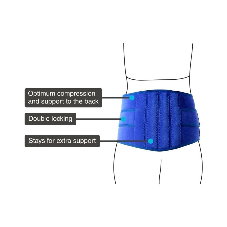 Vissco Neoprene 6” Back Support Belt - FitMax