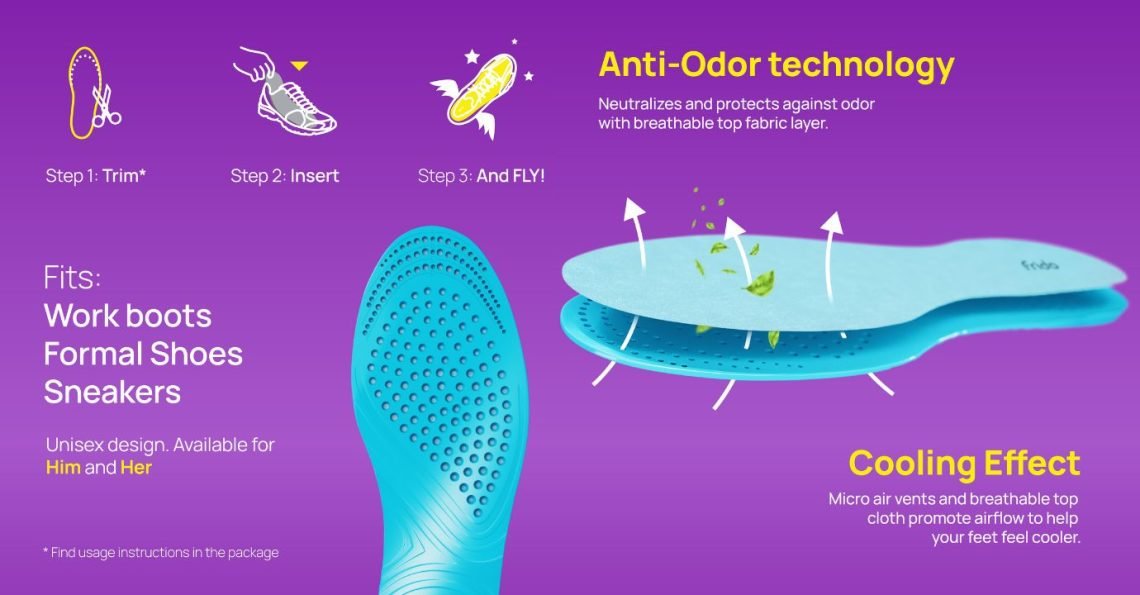 Frido Gel Cloud Ultra Comfortable Trimmable Insole - 1 Pair