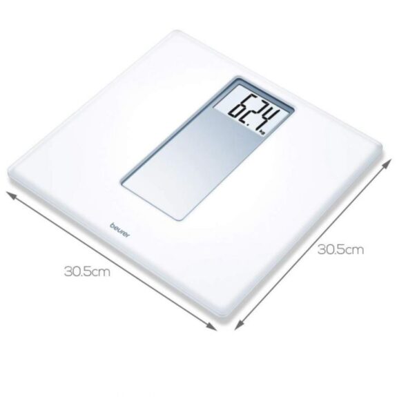 Beurer PS 160 Weighing Scale, Bathroom Scale With Extra Large Display ...